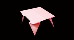 How to make an origami table | Paper Crafts Instructions and Diagram ...