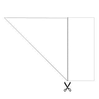 How to make an A4 / NewsPaper to a Square Paper | Easy 4 Steps | ORIGAMI